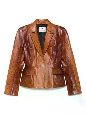 Marine Serre Notched Lapel Outerwear For Women