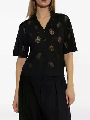 Marni Embroidered Shirt - Black