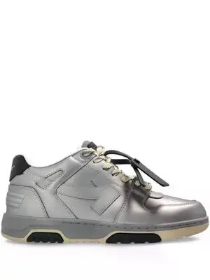 Off-white Silver Tone Shoes For Women