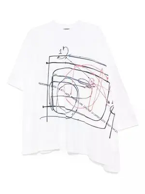 ALAINPAUL Extended T-shirt - White
