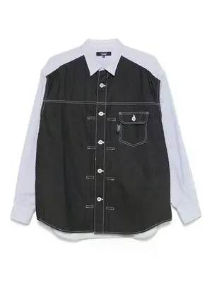 Comme Des Garçons Striped Shirt - Blue