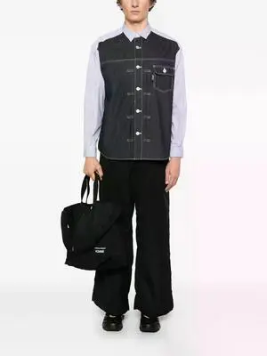 Comme Des Garçons Striped Shirt - Blue