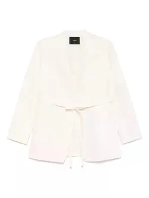 JOSEPH Victor Belted Blazer - Neutrals