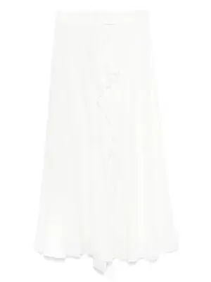 DE SANTIS Draped Midi Skirt