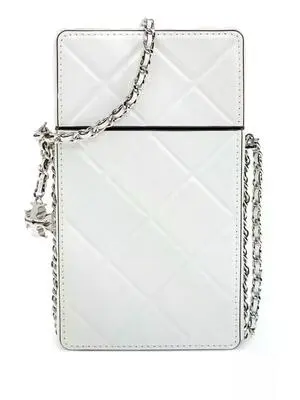 Tory Burch Logo-plaque Phone Bag - White