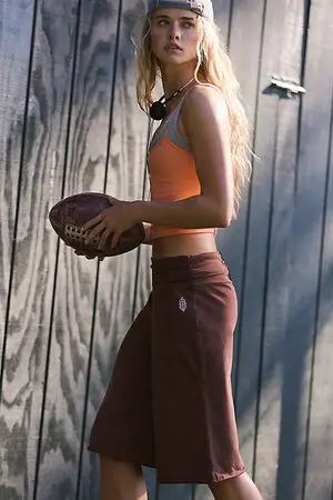 Free People Hot Shot Renewal Pants - Cocoa