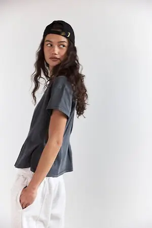 Free People Mind Yourself Tee - Black