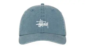 StÜssy Basic Washed Cap - Ink Blue