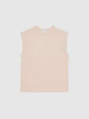 REISS X Les 100 Ciels Dylan Oversized Vest - Peach