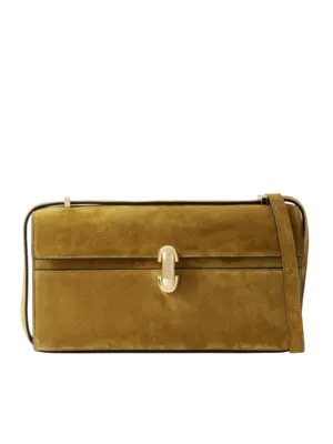 Savette Symmetry 26 Suede Shoulder Bag