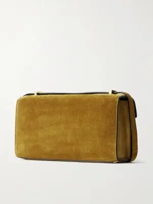 Savette Symmetry 26 Suede Shoulder Bag