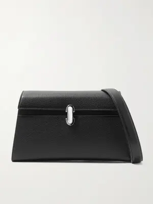 Savette Symmetry Textured-leather Shoulder Bag - Black