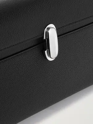 Savette Symmetry Textured-leather Shoulder Bag - Black