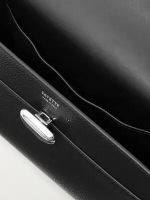 Savette Symmetry Textured-leather Shoulder Bag - Black
