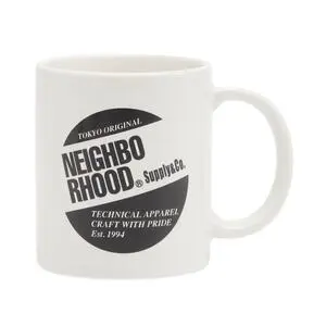 NEIGHBORHOOD Logo Mug Cup - White