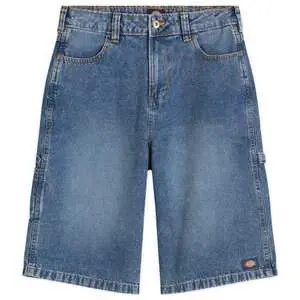 Dickies Carpenter Denim Jort - Rinsed Blue