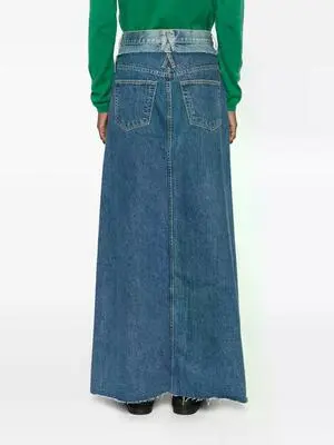SLVRLAKE Denim Maxi Skirt