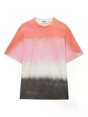 MSGM Gradient Cotton T-shirt