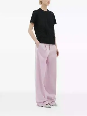 MSGM Gathered Cotton T-shirt