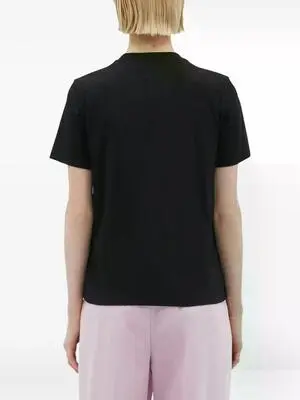 MSGM Gathered Cotton T-shirt