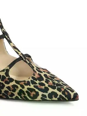 ANNA F. 50mm Leopard-print Pumps