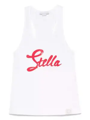 Stella McCartney Printed Tank Top - White