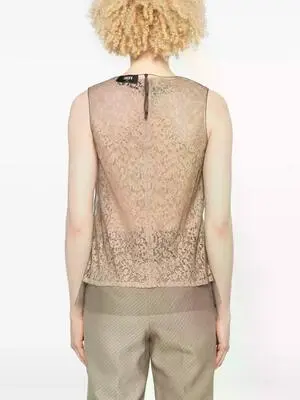 Fendi Floral-lace Top