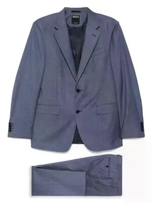 Zegna Wool Suit - Blue