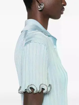 JIL SANDER Ribbed-knit Mini Dress