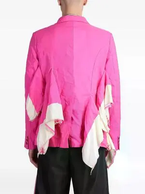 Comme Des Garçons Ruffle-detailing Blazer