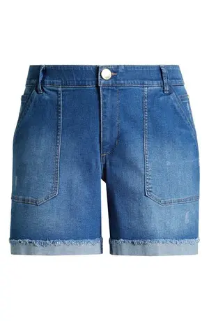 Wit & Wisdom Cuffed Denim Shorts