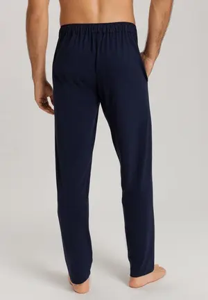 Hanro Night And Day Cotton Drawstring Pants - Deep Navy
