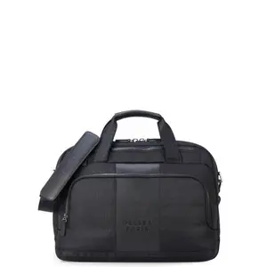 DELSEY PARIS Wagram Briefcase With 15.6" Laptop Sleeve - Black