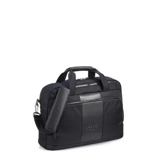 DELSEY PARIS Wagram Briefcase With 15.6" Laptop Sleeve - Black