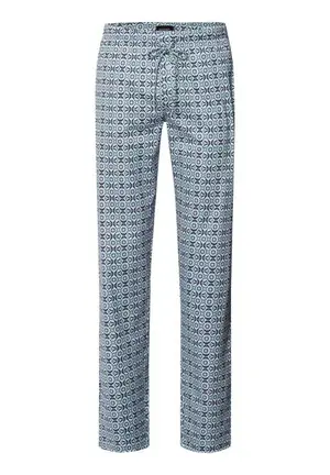 Hanro Night And Day Cotton Drawstring Pajama Pants - Tinted Mosaic