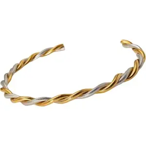 AKALIA Waterproof Twist Cuff Bracelet - Gold