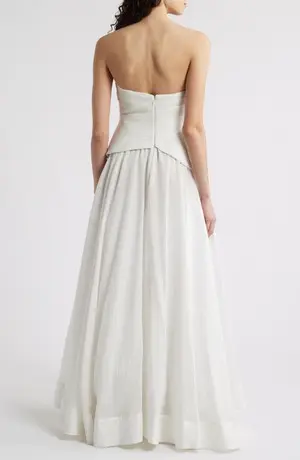 Acler Sageston Strapless Gown