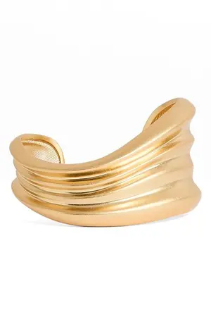 REISS Florence Cuff Bracelet - Gold Tone