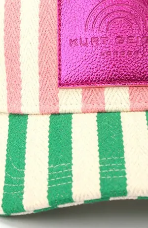 Kurt Geiger Multicolor Stripe Baseball Cap