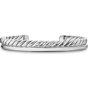 David Yurman Dy Mercer Two Row Cuff Bracelet