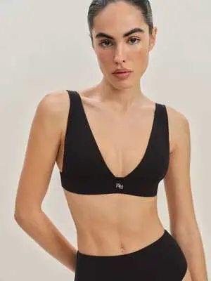 REFORMATION Azul Bikini Top