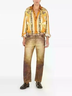 Roberto Cavalli Faded-effect Jeans