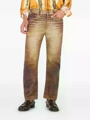 Roberto Cavalli Faded-effect Jeans