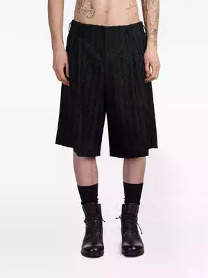 Comme Des Garçons Wool Shorts