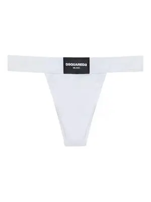 Dsquared2 Logo-patch Thong - White
