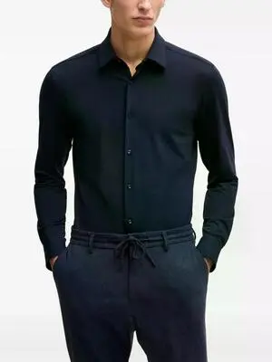 BOSS Button-up Shirt - Blue