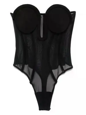 JEAN PAUL GAULTIER Corset Bodysuit - Black