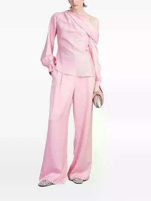 Simkhai Pleated Wide-leg Trousers