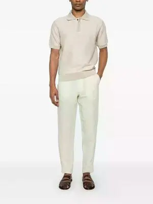 Zegna Linen Tapered Trousers