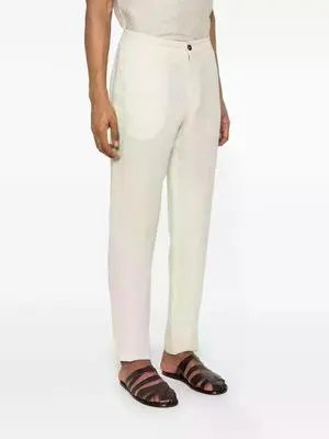 Zegna Linen Tapered Trousers